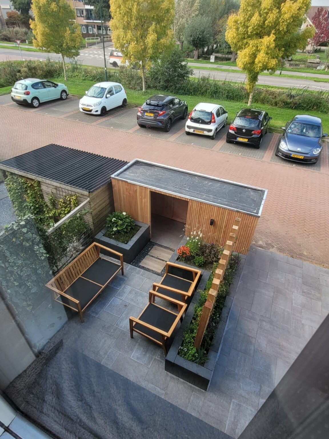 Compacte berging voor fiets en containers - MP Timmer- en Onderhoudsbedrijf